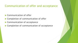 Offer and Accpetance | PPT