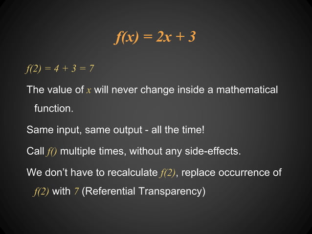 Functional programming | PPT