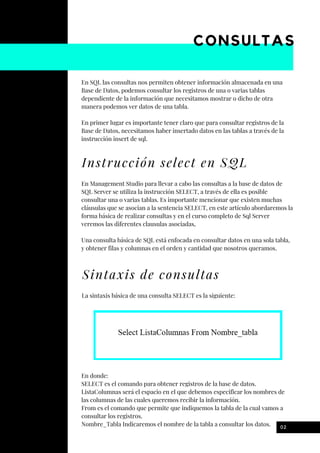 Consultas en SQL Server | PDF | Databases | Computer Software and Applications