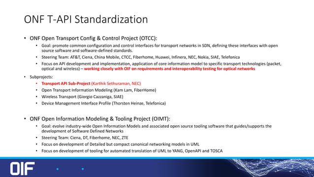 The Path to Open, Interoperable Optical Networking - "T-API Update" | PPTX | Computer Networking ...