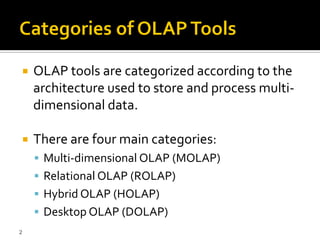 3 olap storage | PPT