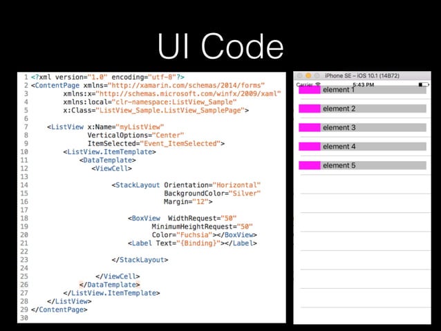 3 one minute Xamarin : Custom ListView | PPT