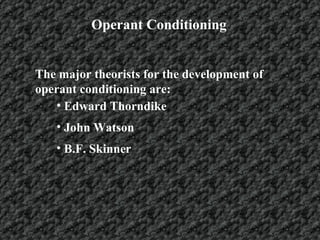 operant conditioning | PPT