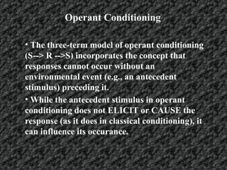 operant conditioning | PPT