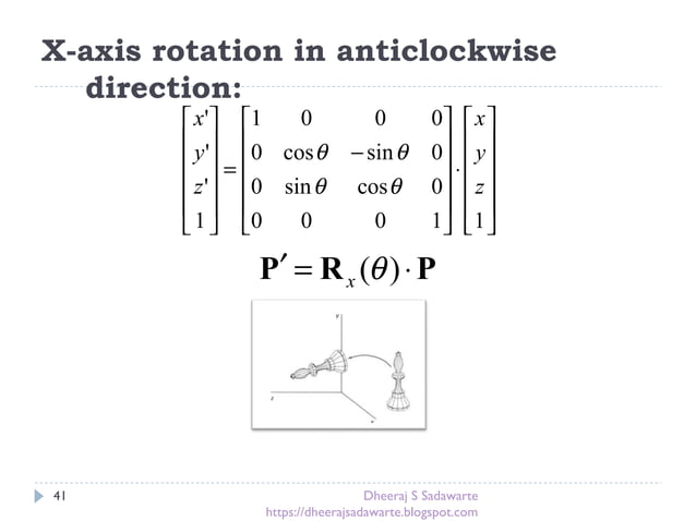 Overview of 2D and 3D Transformation | PPS | Geography | Science