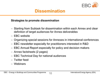IEA Energy in Buildings and Communities Technology Collaboration ...