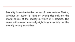 Understanding Morality and Moral Standards | PDF