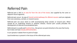 3Pain Types and systemic causes by dr fatima | PDF