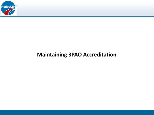 FedRAMP 3PAO Training