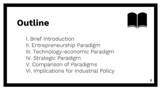 Three Paradigms in Innovation Theory | PPTX