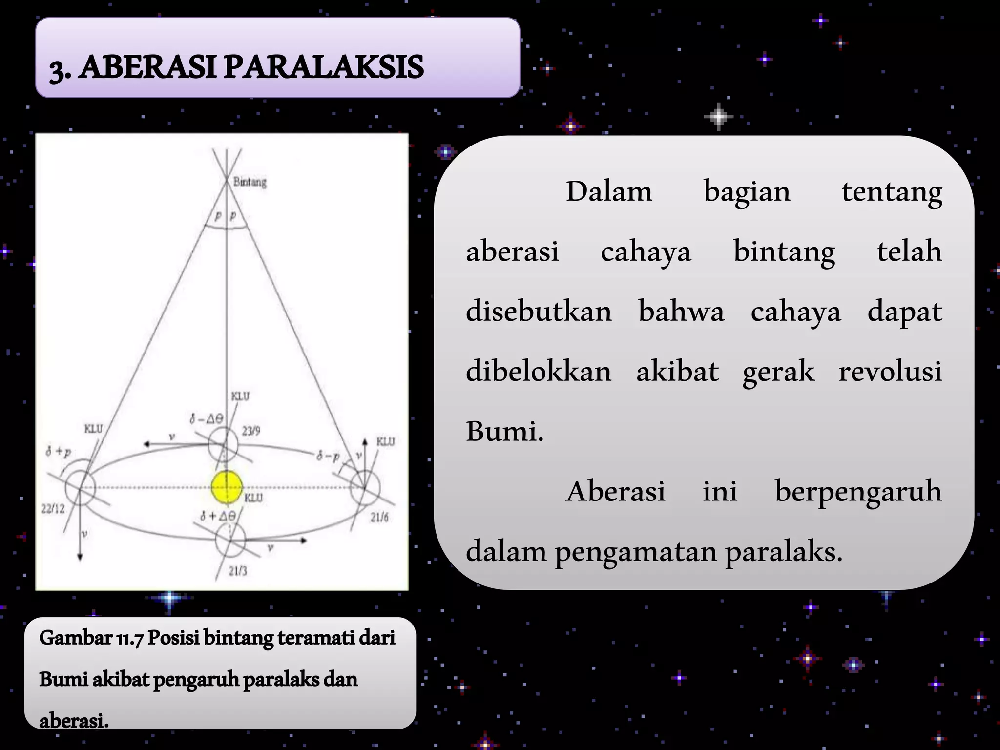 astronomi paralaks bintang | PPTX