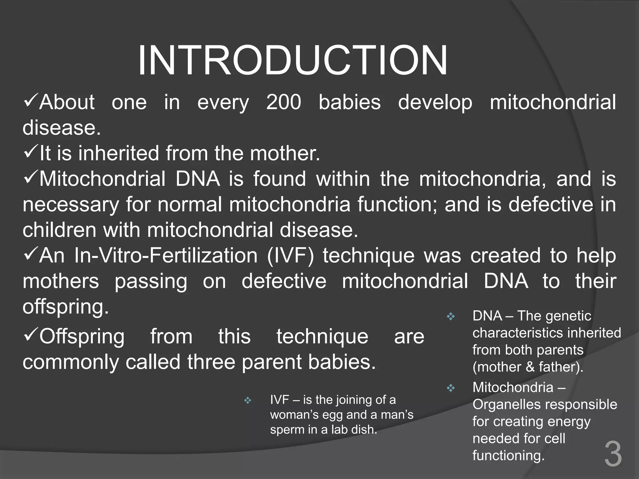 3 parent babies. | PPTX