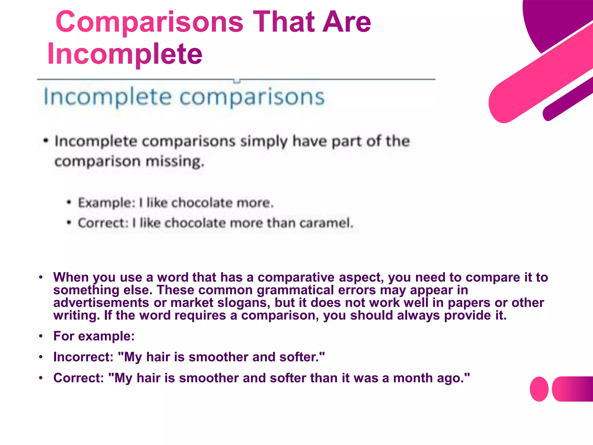 Common grammatical errors II Part III II | PPT Common grammatical errors II Part III II | PPT
