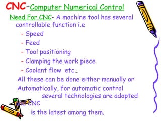 part programming (cnc) | PPT