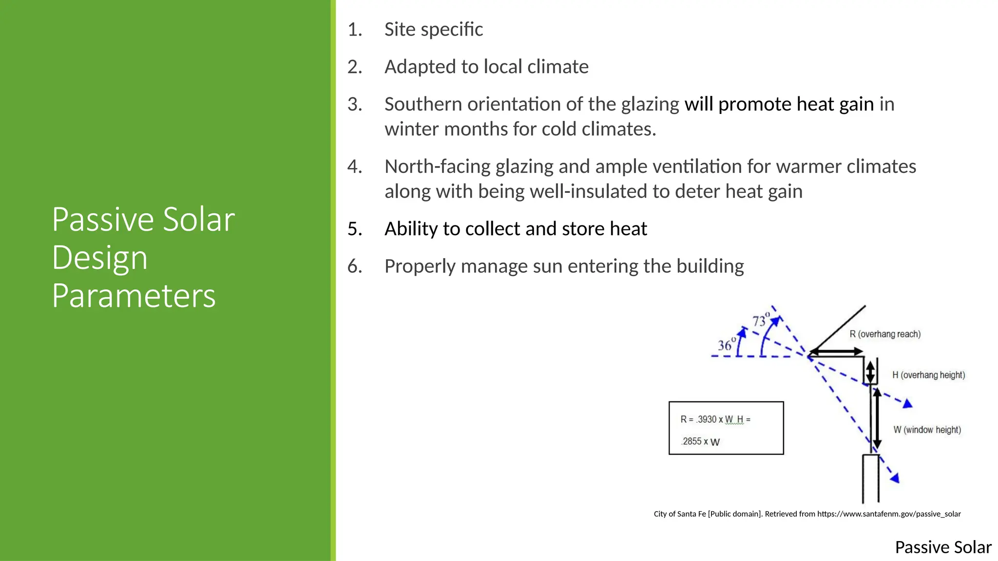 Passive Solar energy system (solar heating) | PPTX