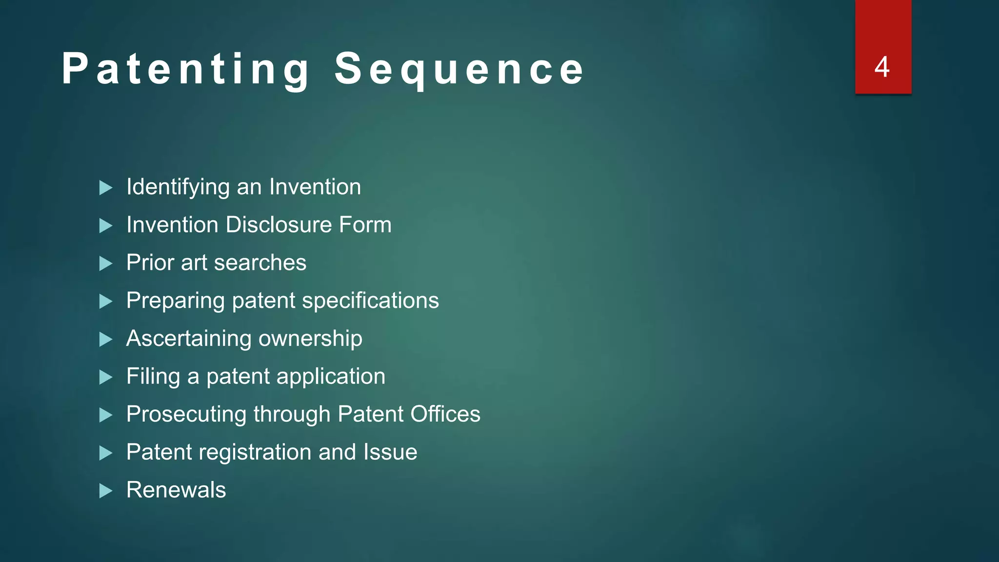 PATENTING: AN OVERVIEW | PPTX