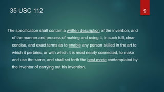 PATENTING: AN OVERVIEW | PPTX