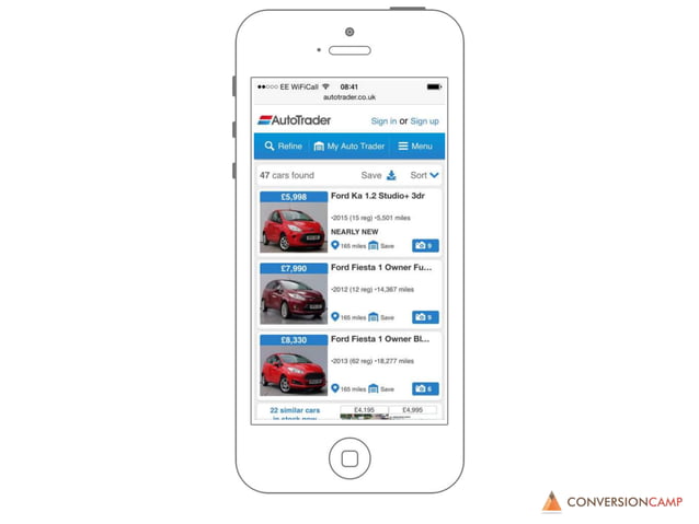 Conversion Camp: UX Keeping it lean at Autotrader | PPTX | Auto Buying ...