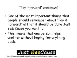 3-Preschool Pay it Forward | PPT