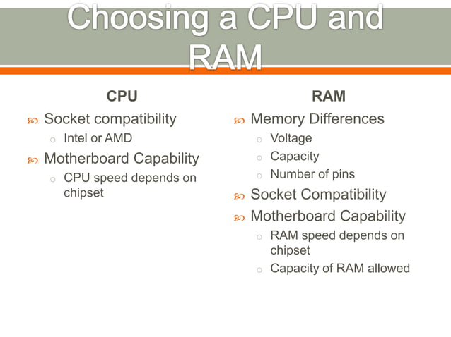 3 pc upgrade | PPTX | Computer Peripherals | Computing