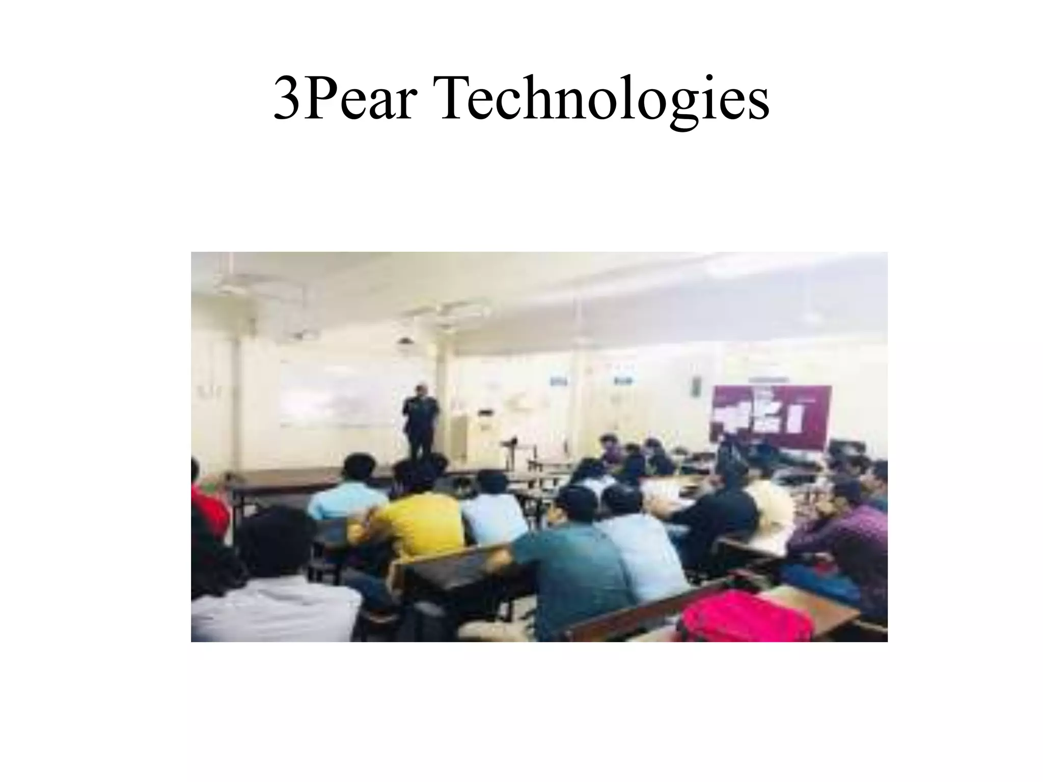 3 pear technologies | PPT