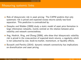 Systemic and Systematic risk - Monica Billio, Massimiliano Caporin ...