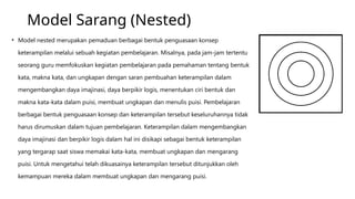 Pembelajaran Tematik Pembelajaran TematikPembelajaran ...