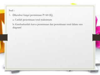 3 penerimaan total dan fungsi produksi | PPTX