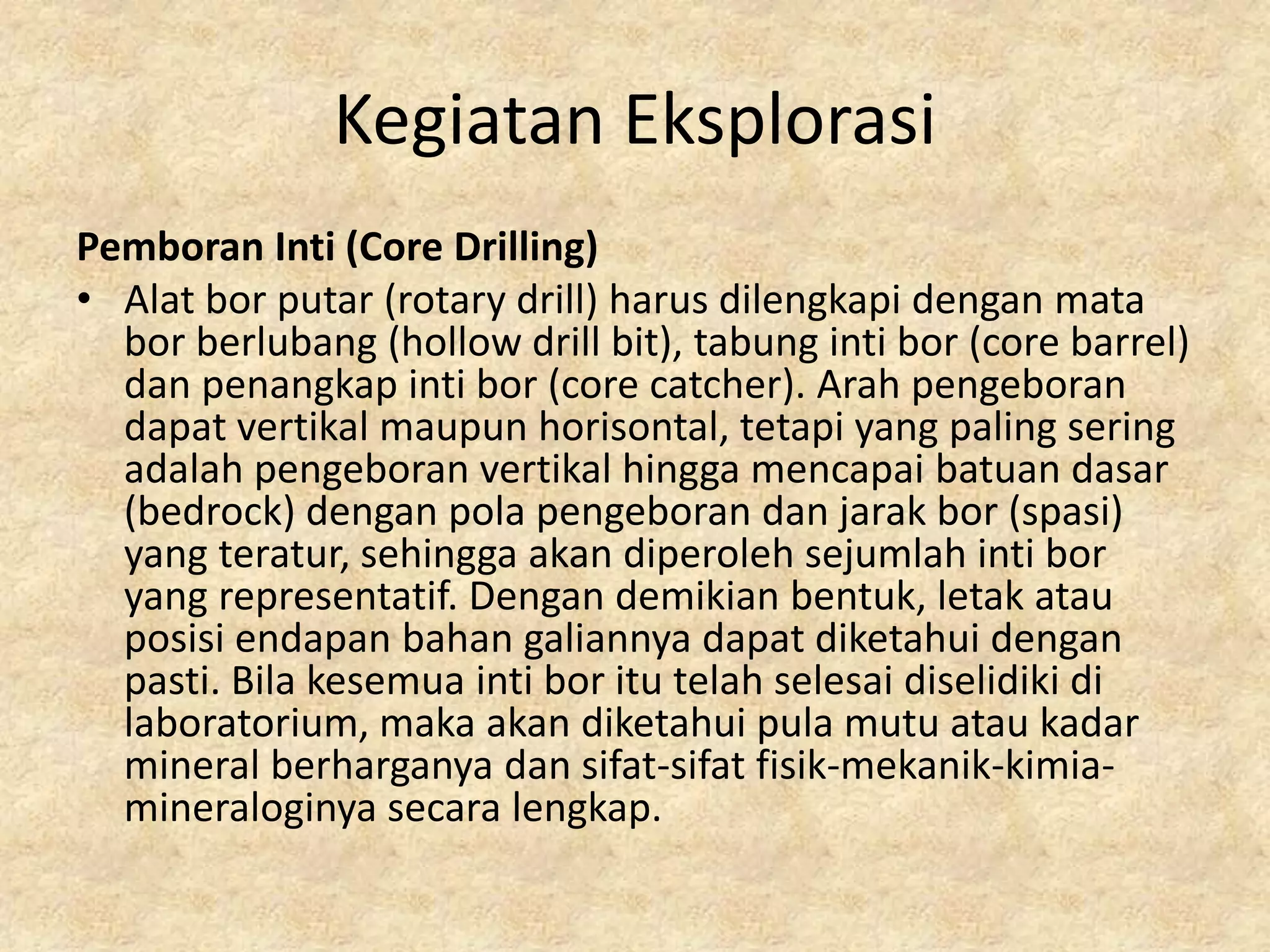 Mata Kuliah Pengantar Teknologi Pertambangan | PPTX
