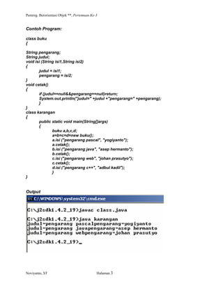 3 pengertian class_object_method | PDF
