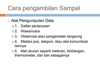 Pertemuan 2 Pengumpulan dan Pengolahan Data.pptx
