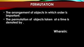 Permutation -Mathematics 10 3rd Quarter.pptx