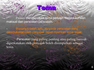 3 Persoalan Tema Perutusan | PPT