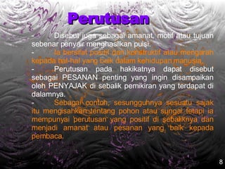 3 Persoalan Tema Perutusan | PPT