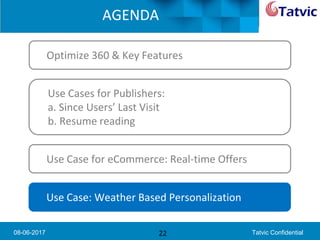 3 Personalization Use Cases of Google Optimize 360 | PPTX