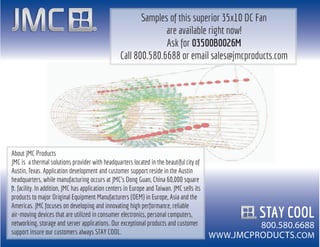 JMC 35x10mm DC Fan | PDF