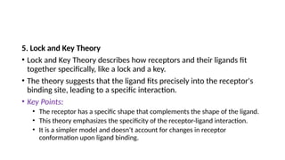 Pharmacodynamics principles and receptors | PPTX
