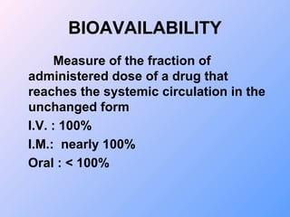Pharmacokinetics | PPT