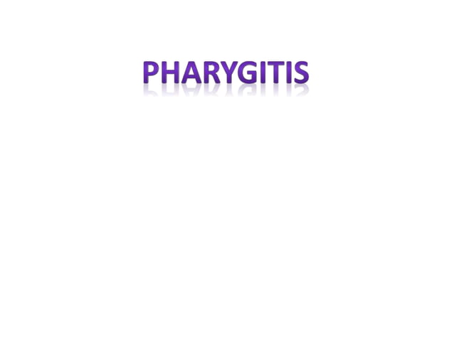 Pharyngitis- Easy PPT for Nursing Students | PDF | Ear, Nose and Throat Conditions | Diseases ...