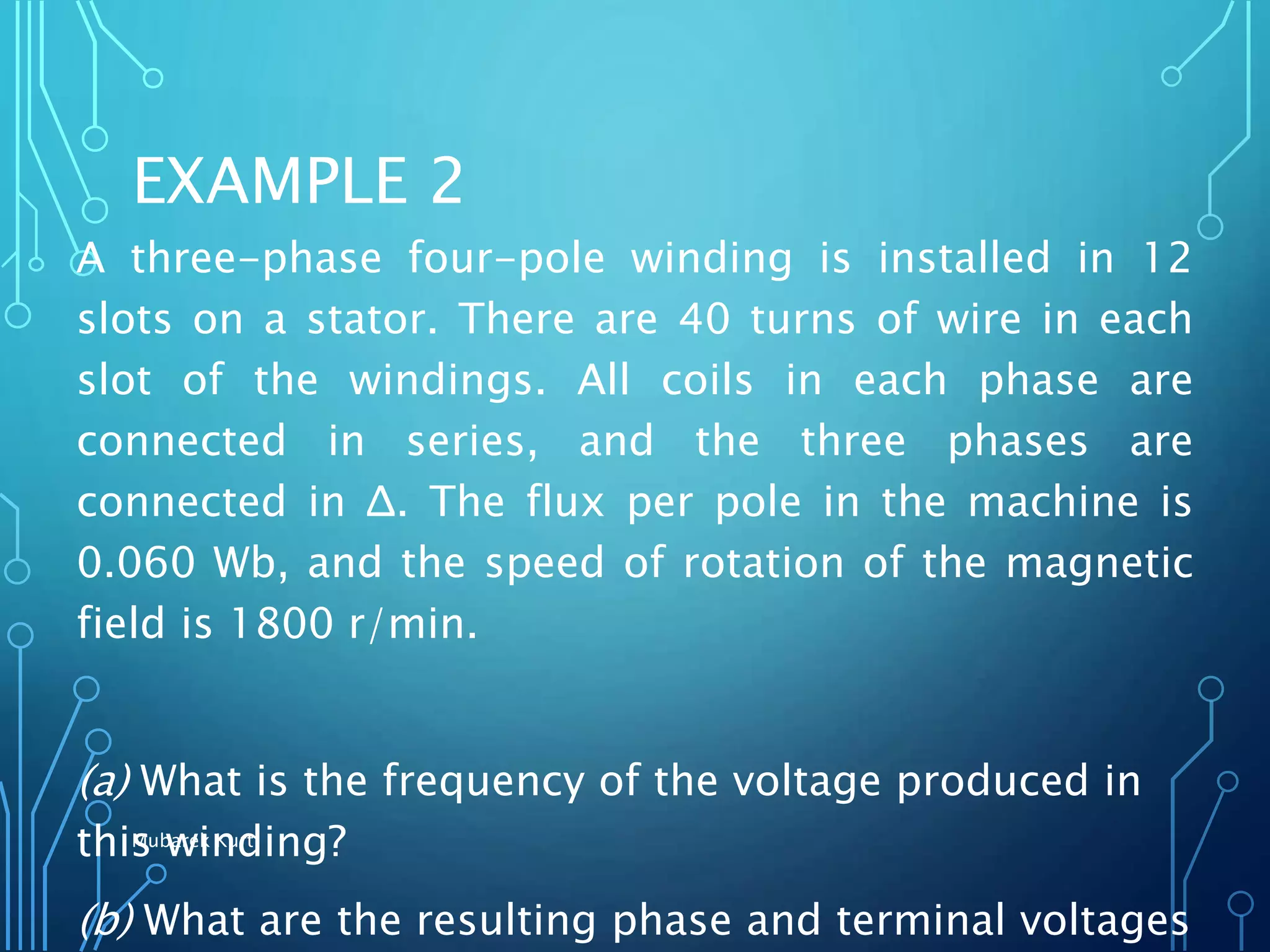 Electrical Power Systems 3 phase apparatus | PPTX