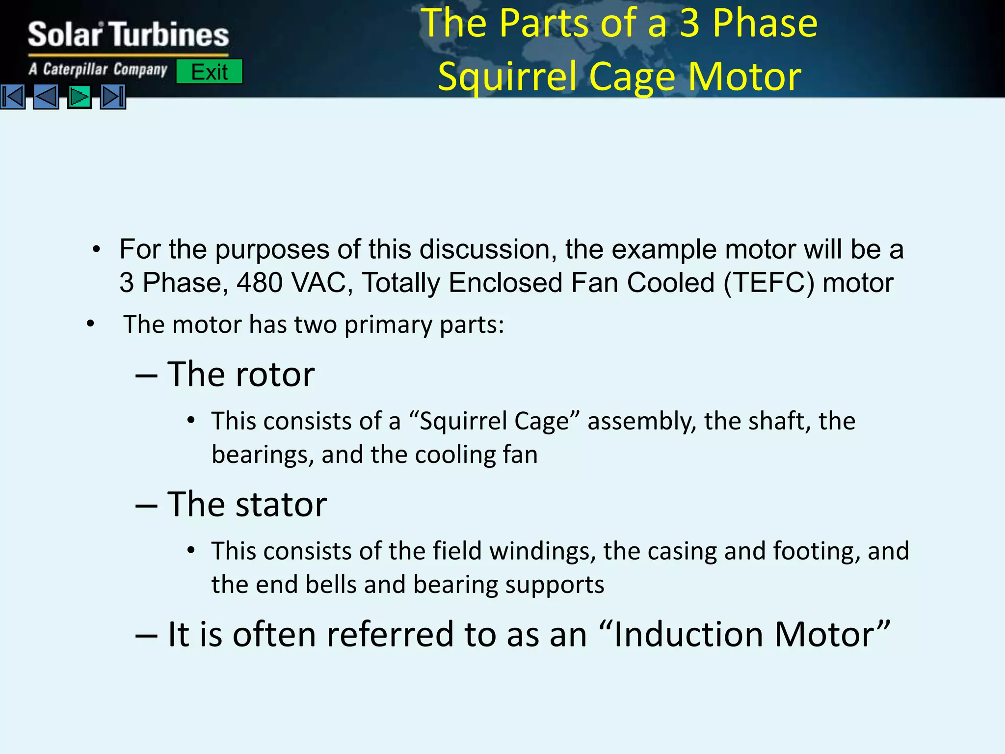 3 Phase Motors and Motor Starters | PPTX