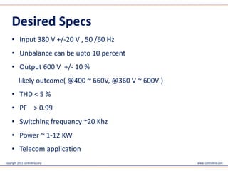 3 Phase Power Factor Correction (PFC) | PPTX