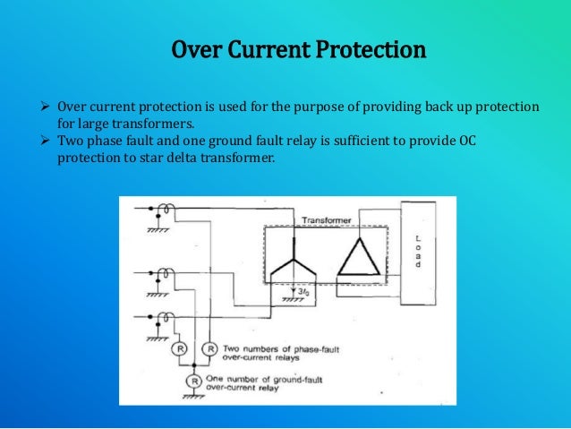 3 phase transformer protection