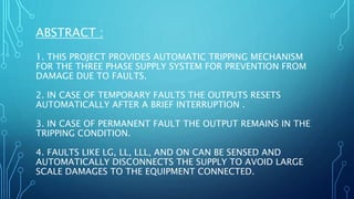 3 phase Transmission Line fault detector edit 1-3.pptx