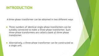 3 phase x'mer windings | PPTX