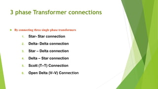 3 phase x'mer windings | PPTX