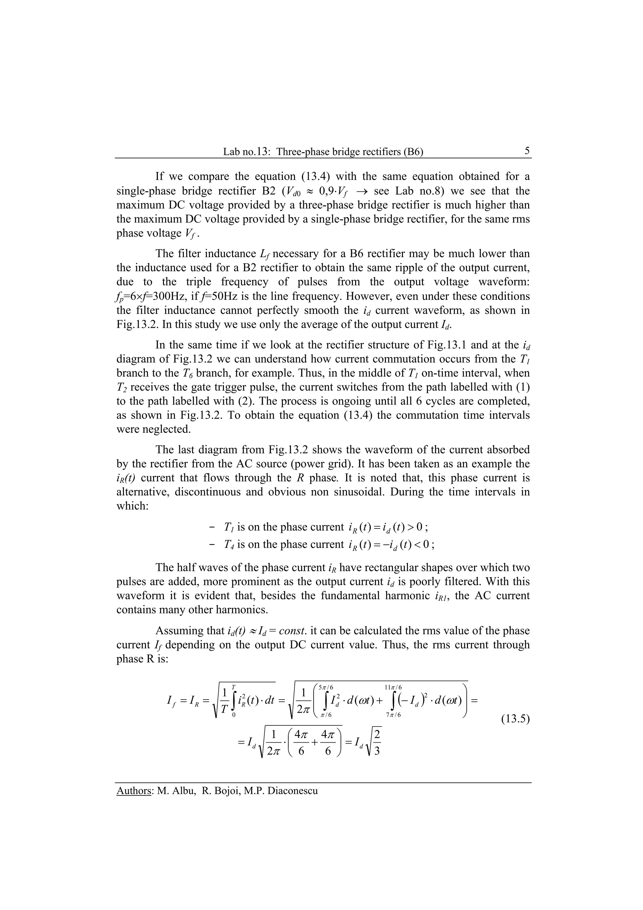 3ph bridge rectfr | PDF