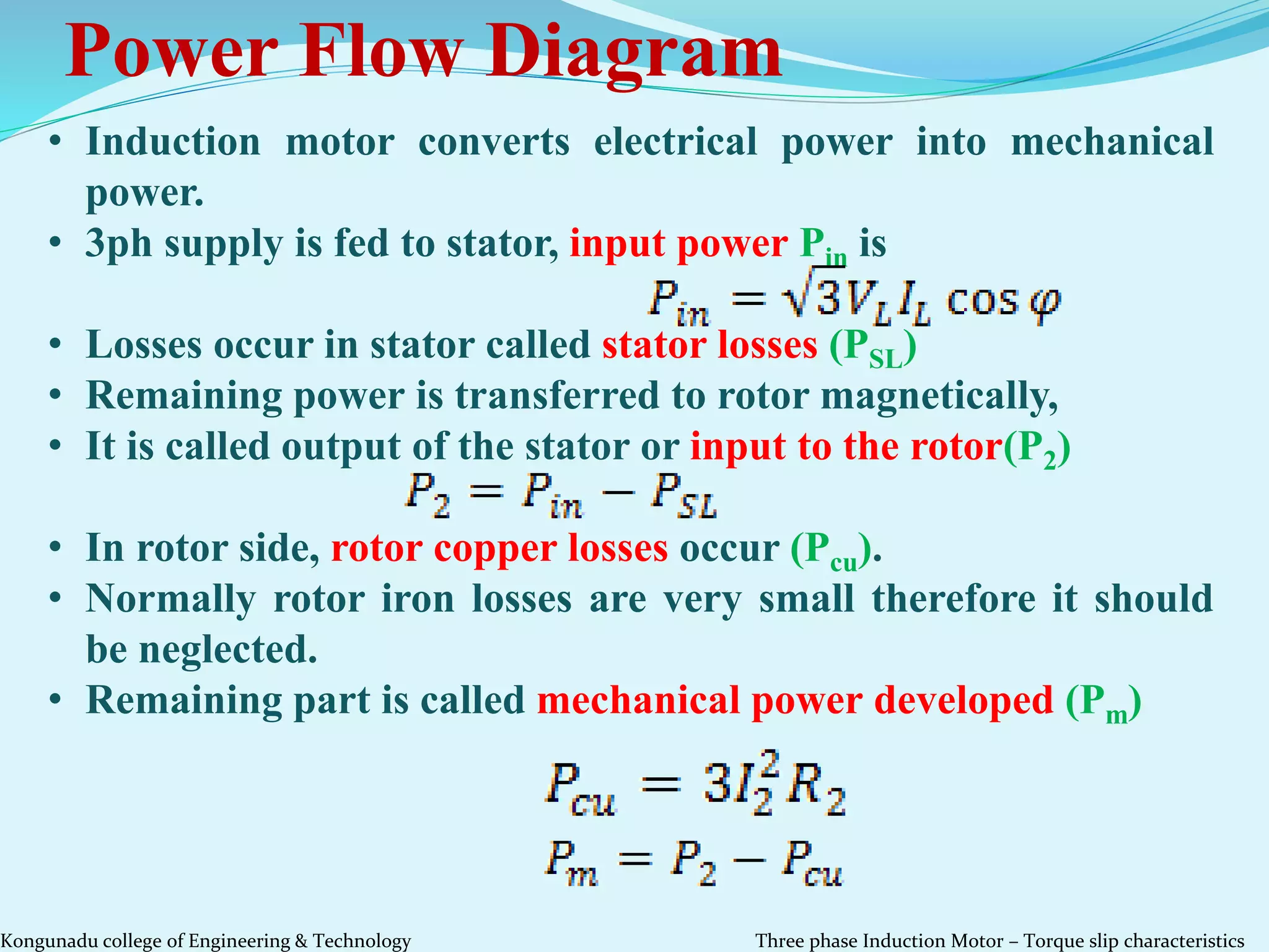 3 phase Induction Motor Torque-slip characteristics and Related ...