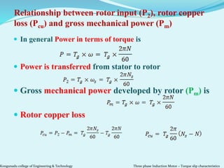 3 phase Induction Motor Torque-slip characteristics and Related ...
