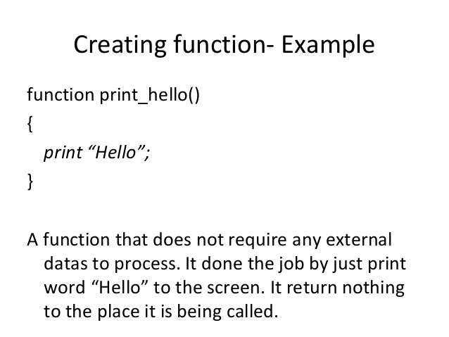 php 2 Function creating, calling, PHP built-in function php 2 Function creating, calling, PHP built-in function